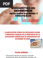 Clasificación Clínica de Patología Pulpar y Periapical Basada en La Propuesta de La | PDF ...
