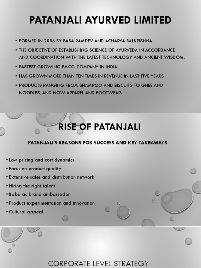 The Rise of Patanjali: An Analysis of Patanjali's Corporate, Business ...