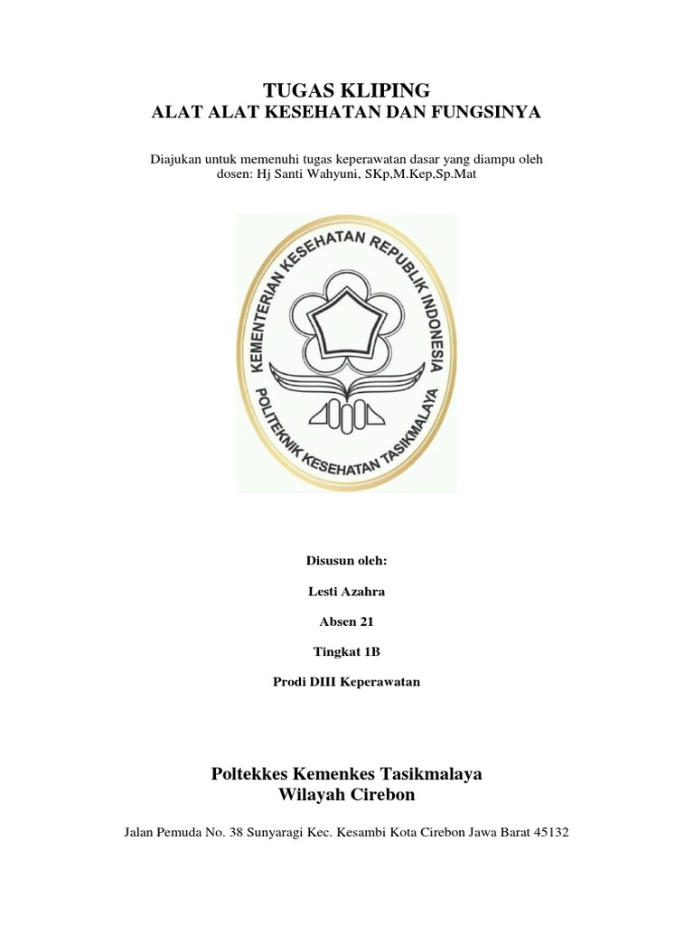 Contoh Cover Kliping | PDF