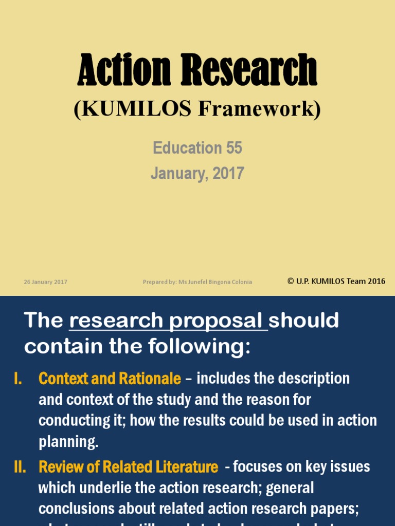 Kumilos Framework | PDF | Action Research | Data