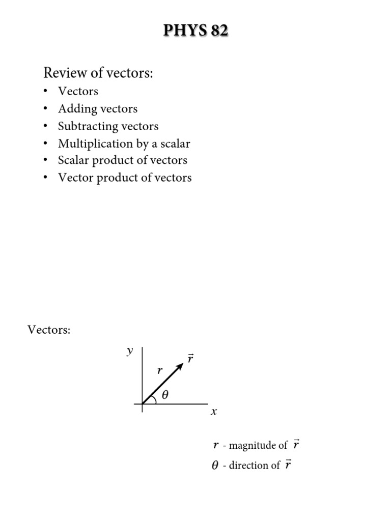 Phys | PDF | Euclidean Vector | Physics