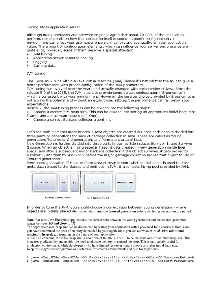 JVM Tuning | PDF | Enterprise Java Beans | Java Virtual Machine