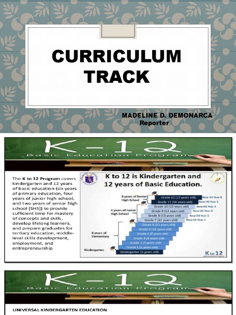 Curriculum Track: Madeline D. Demonarca Reporter | PDF
