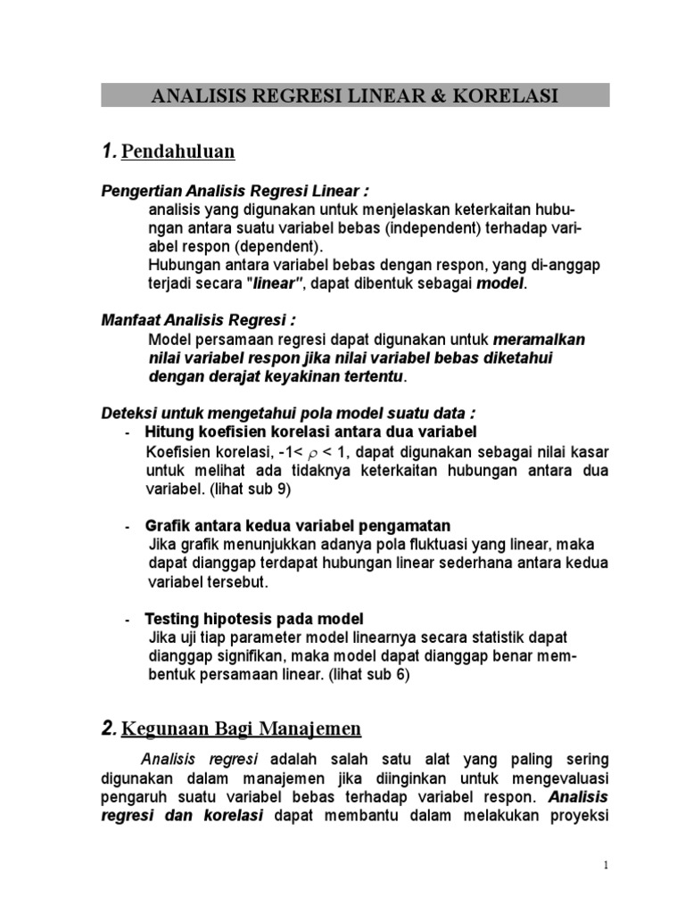 Step 1 - Regresi, Dummy, Collinear | PDF