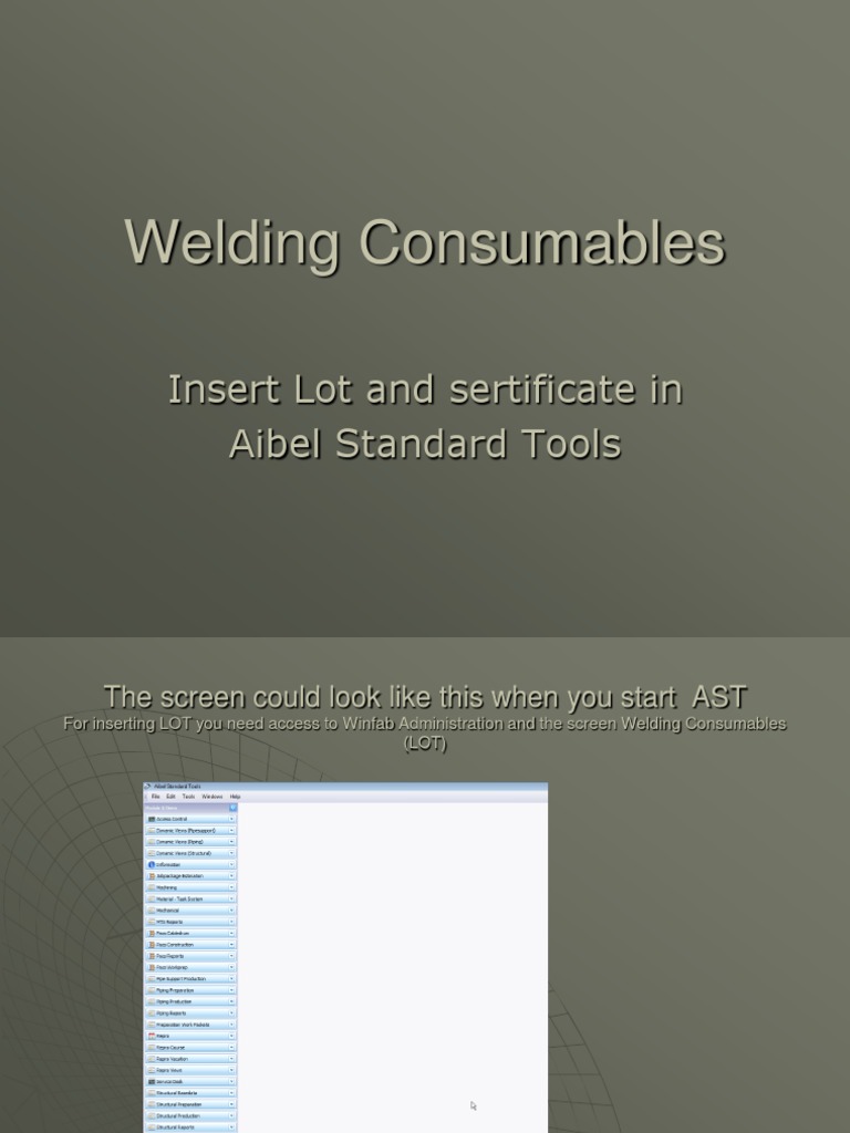 Welding Consumables | PDF