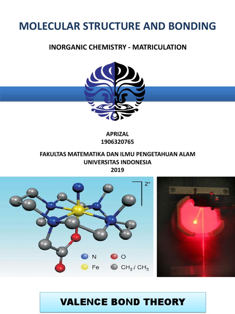 Inorganic Chemistry Basics | PDF | Covalent Bond | Molecular Orbital