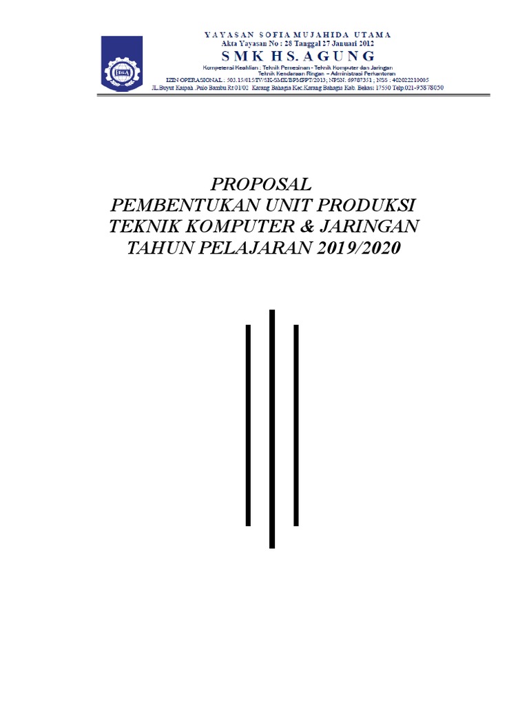 Proposal UP TKJ | PDF