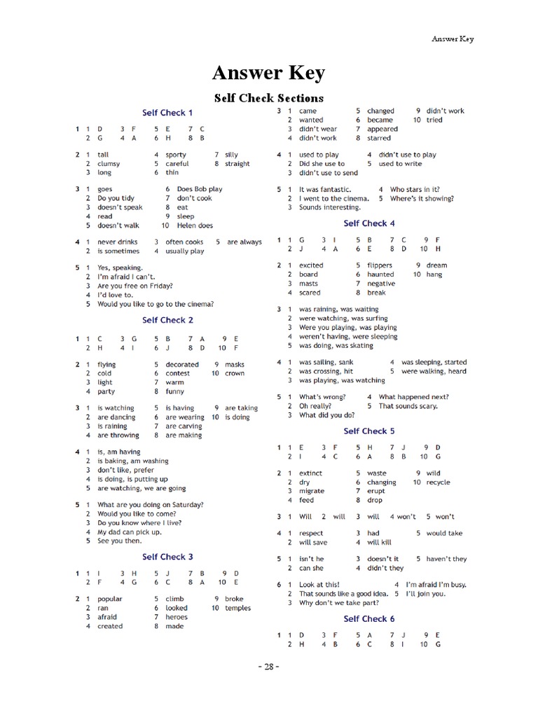 2 Answer Key PDF | PDF | Teaching Methods & Materials