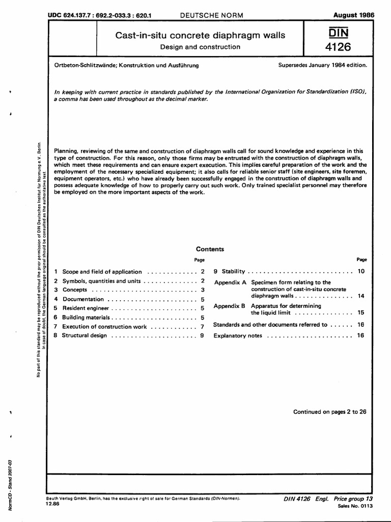 Din 4126 | PDF
