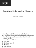 Functional Independence Measure | PDF | Physical Therapy | Wheelchair