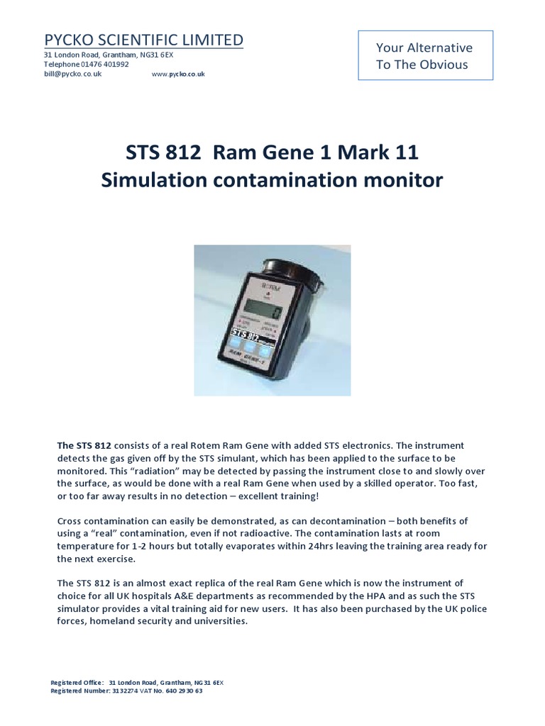 Simulation Contamination Monitor | PDF