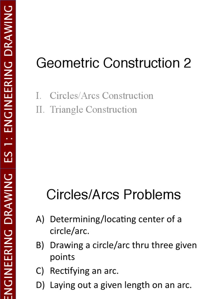 2 Geometric Construction-Part2 | PDF | Circle | Triangle