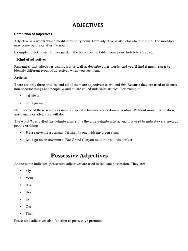 TENSES | PDF | Adjective | Noun