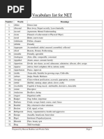 Low Frequency Words LIst | PDF