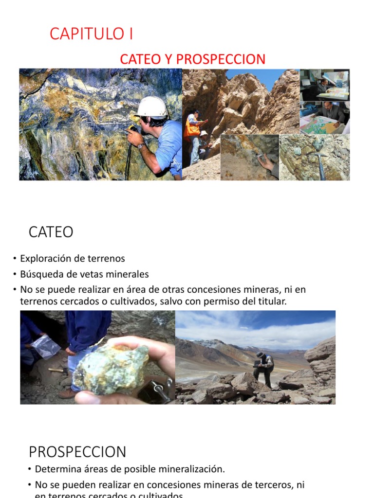 Cateo y Prospección | PDF