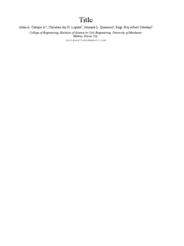 Ieee Format Thesis Pdf Green Building Nature