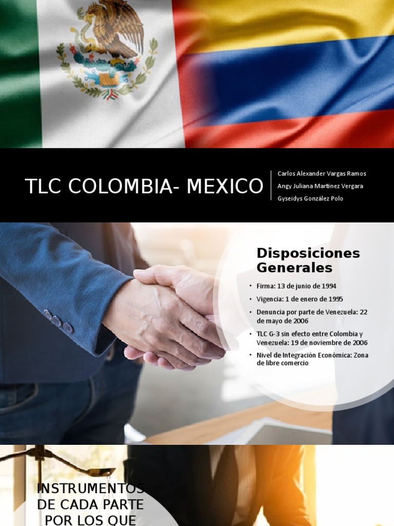TLC Colombia - Mexico - PPTM | PDF | Tratado de Libre Comercio ...