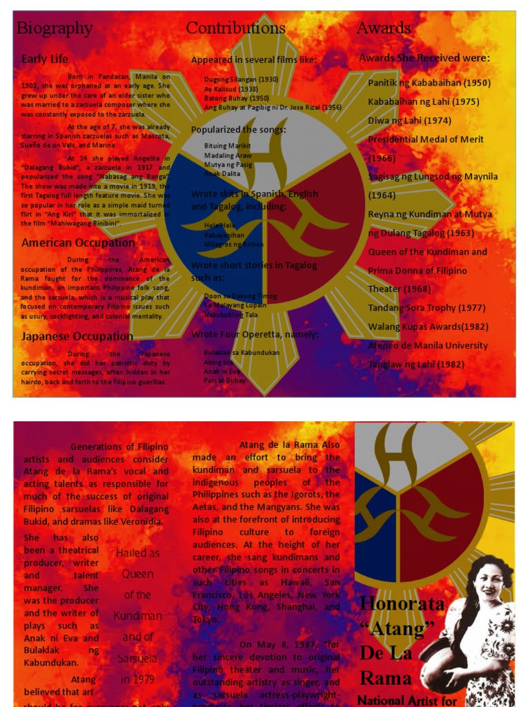 Atang de La Rama | PDF | Philippines