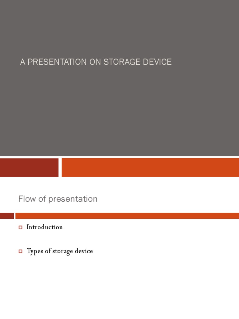 Storage Devices | PDF | Computer Data Storage | Dvd
