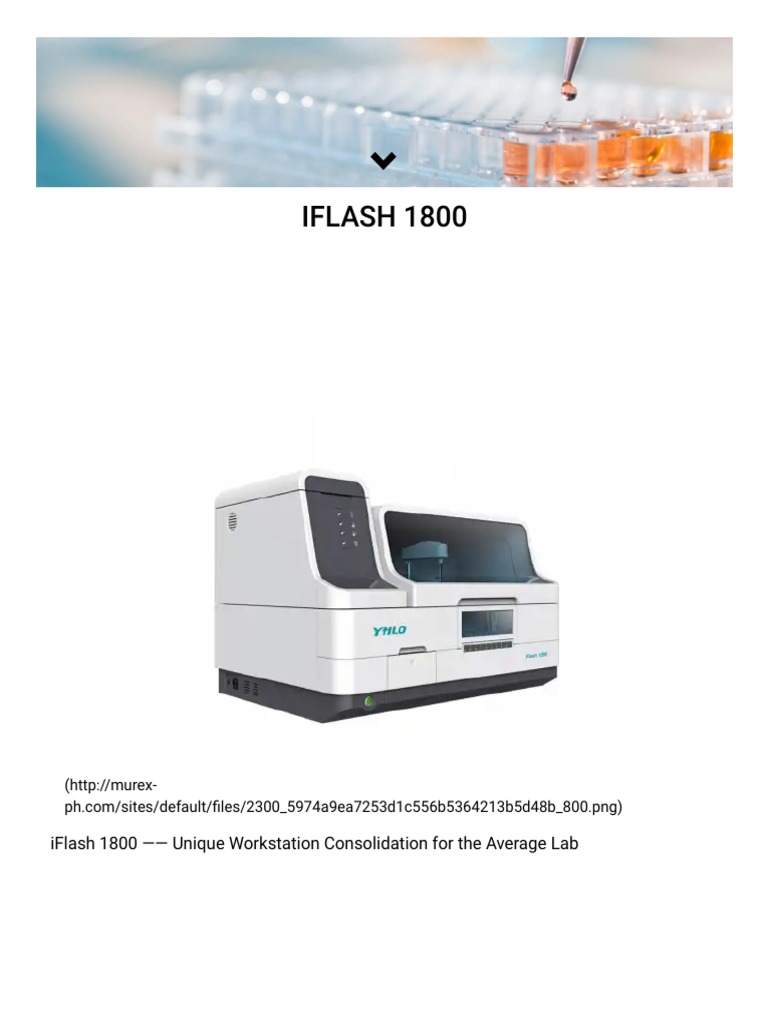 Yhlo iFlash 1800: Affordable Lab Automation | PDF | Technology ...