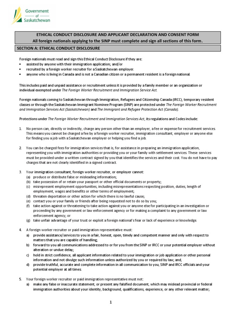 And Immigration Services Act (Saskatchewan) and The Immigrant and ...