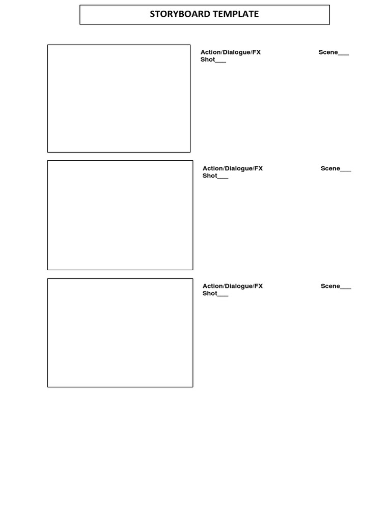 Storyboard Template | PDF