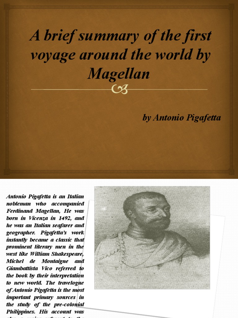 The First Circumnavigation of the World: Antonio Pigafetta's Eyewitness ...