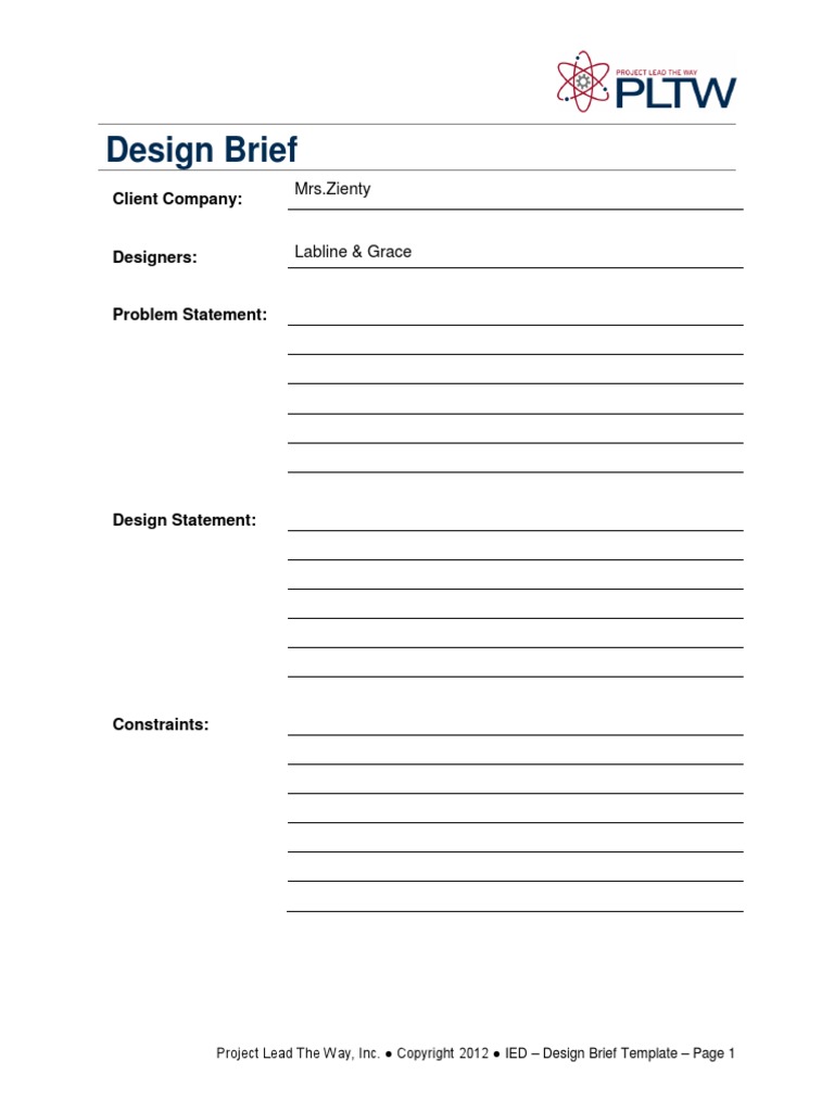 Designbrieftemplate | PDF