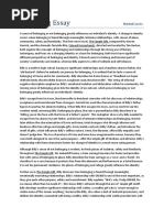 Edward Scissorhands - Cinematic Techniques | PDF