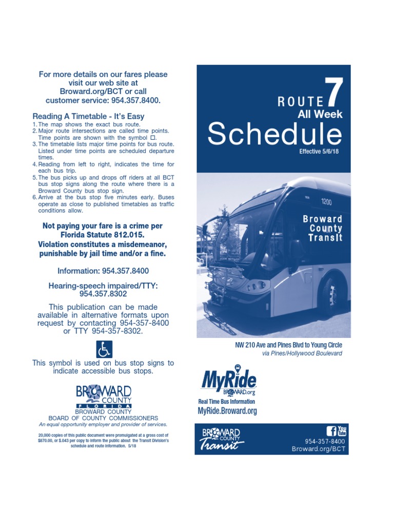 Schedule: Route | Download Free PDF | Bus Transport | Bus