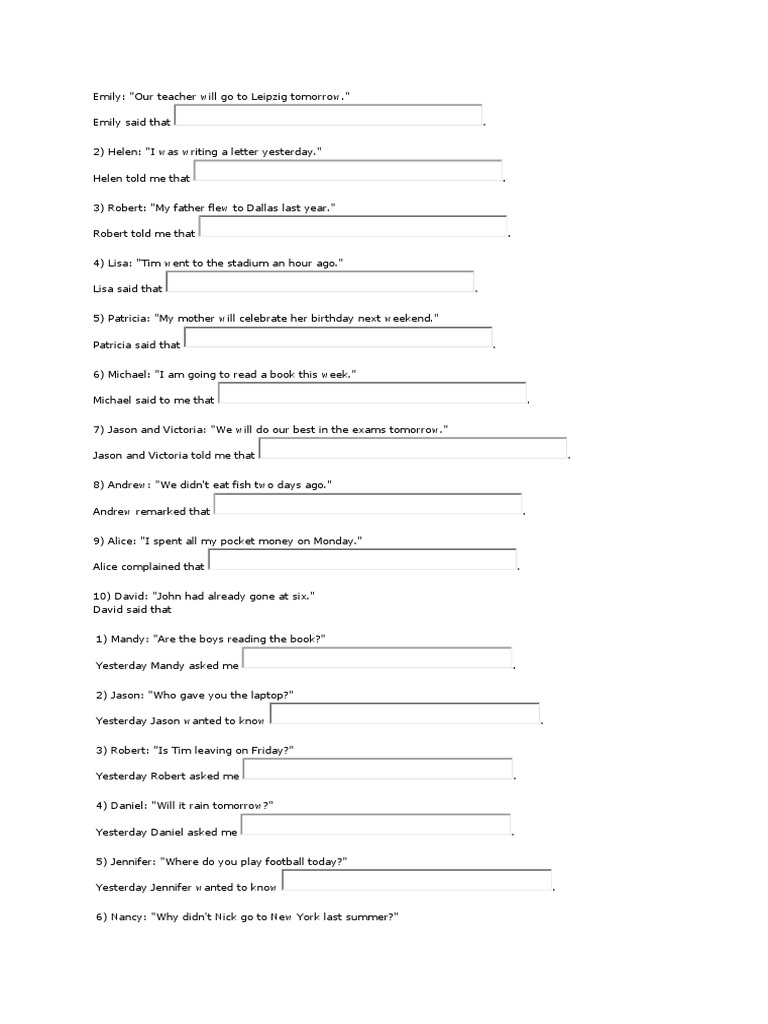 Mixed Grammar Exercises | PDF