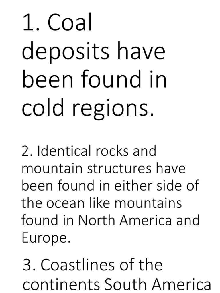 Coal Deposits Have Been Found in Cold Regions | PDF | Science & Mathematics
