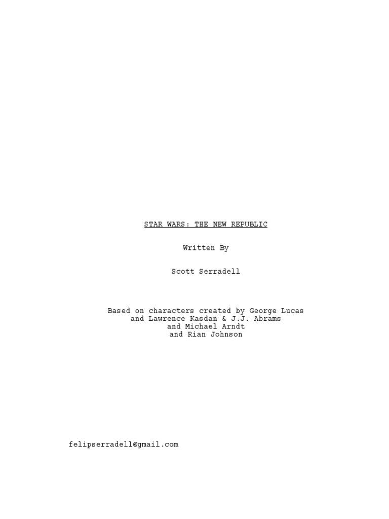 Star Wars Episode Ix | PDF | Star Wars | Lucasfilm