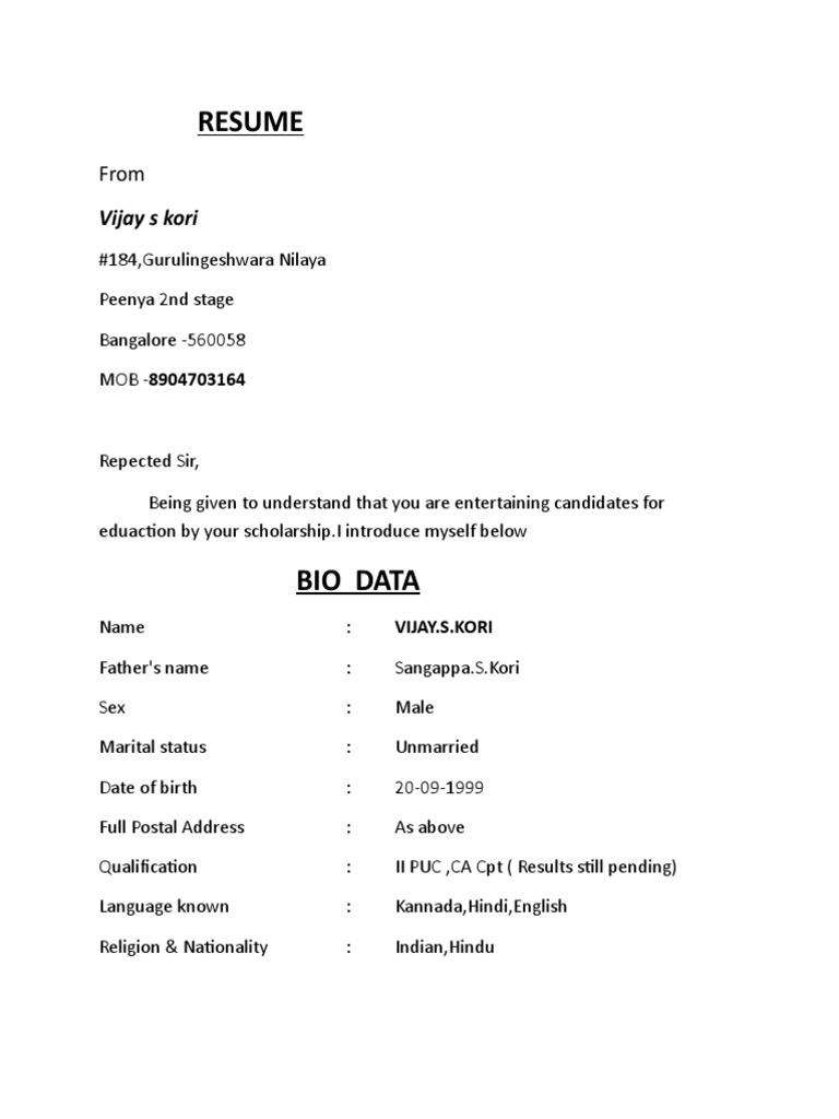 Demo Resume | PDF