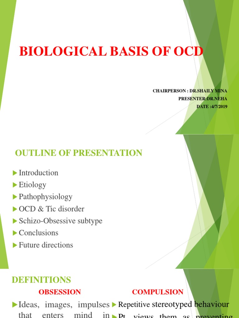 OCD: Biological Insights & Pathways | PDF | Obsessive–Compulsive ...