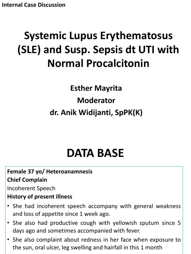 NPSLE With Normal PCT | PDF | Systemic Lupus Erythematosus | Sepsis
