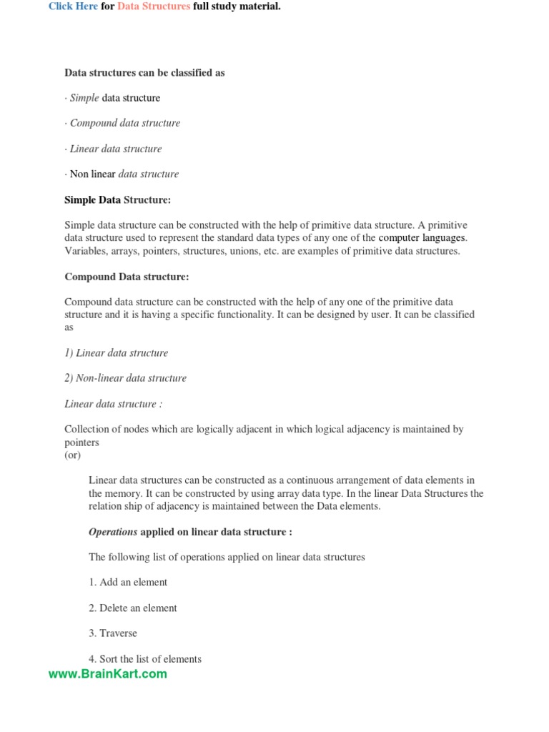 320 - CS8391 Data Structures - Notes 2 | PDF | Computer Programming ...