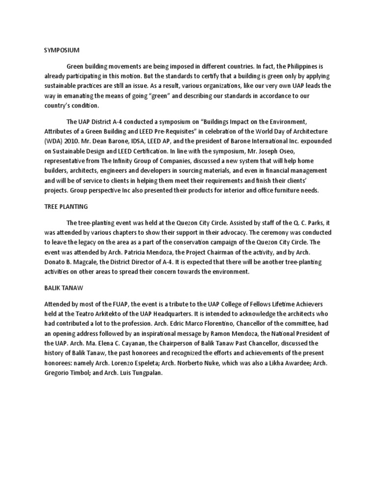 UAP WDA Articles | PDF | Green Building | Design