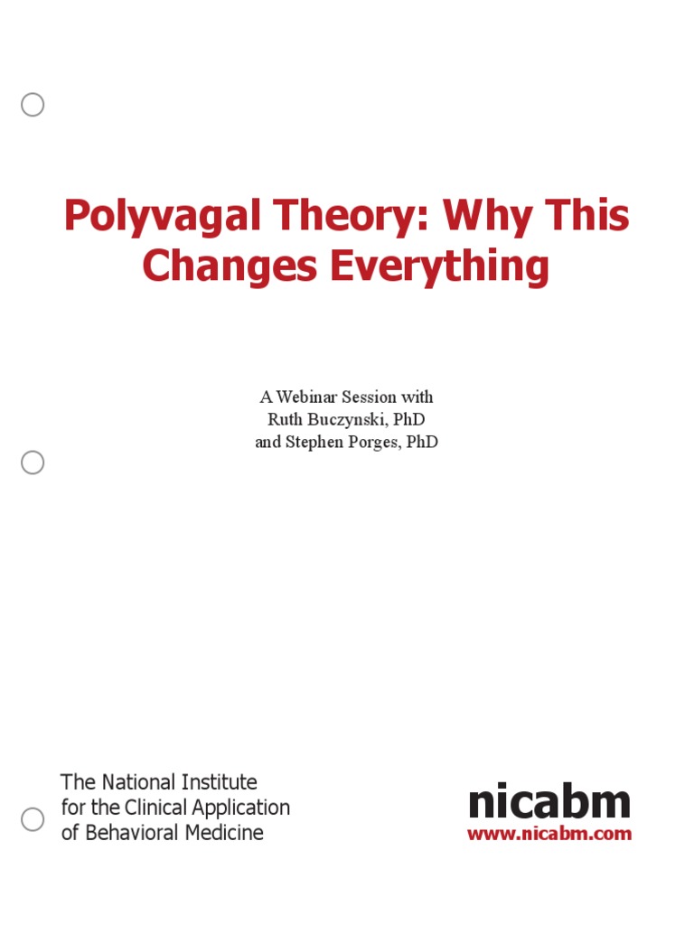 Polyvagal Theory Insights by Buczynski & Porges | PDF | Psychological ...