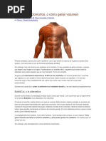 Rutina para Ectomorfo en Casa | PDF | Recreación | Ejercicio físico