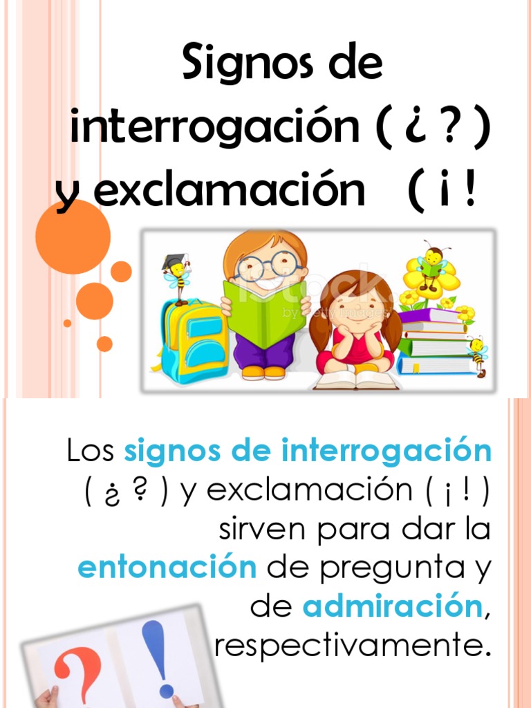 PPT Signos de Interrogación y Exclamación