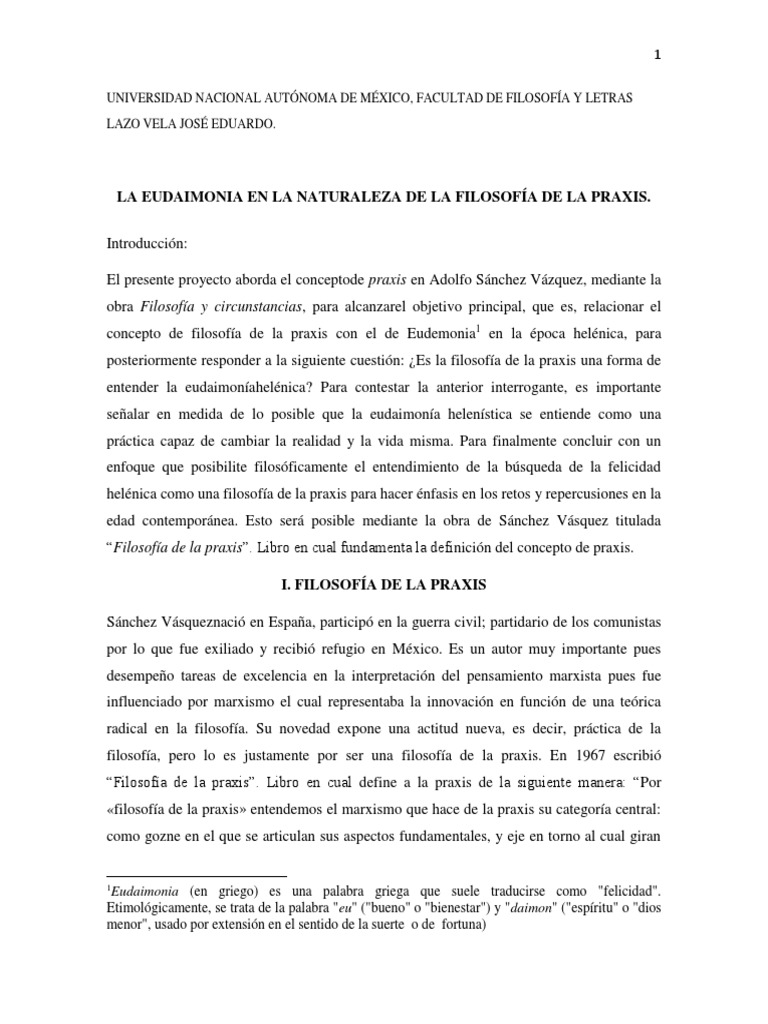 La Praxis Filosófica: Una Historia de La Felicidad | PDF | Estoicismo ...