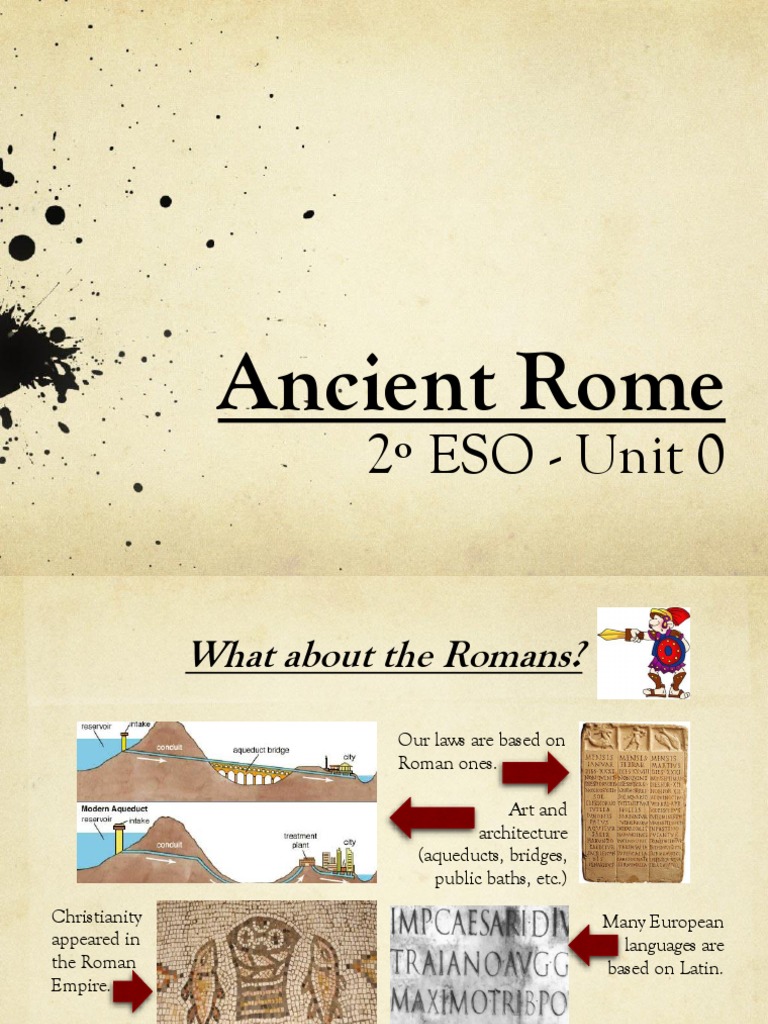 Ancient Rome: 2º ESO - Unit 0 | PDF | Ancient Rome | Roman Empire