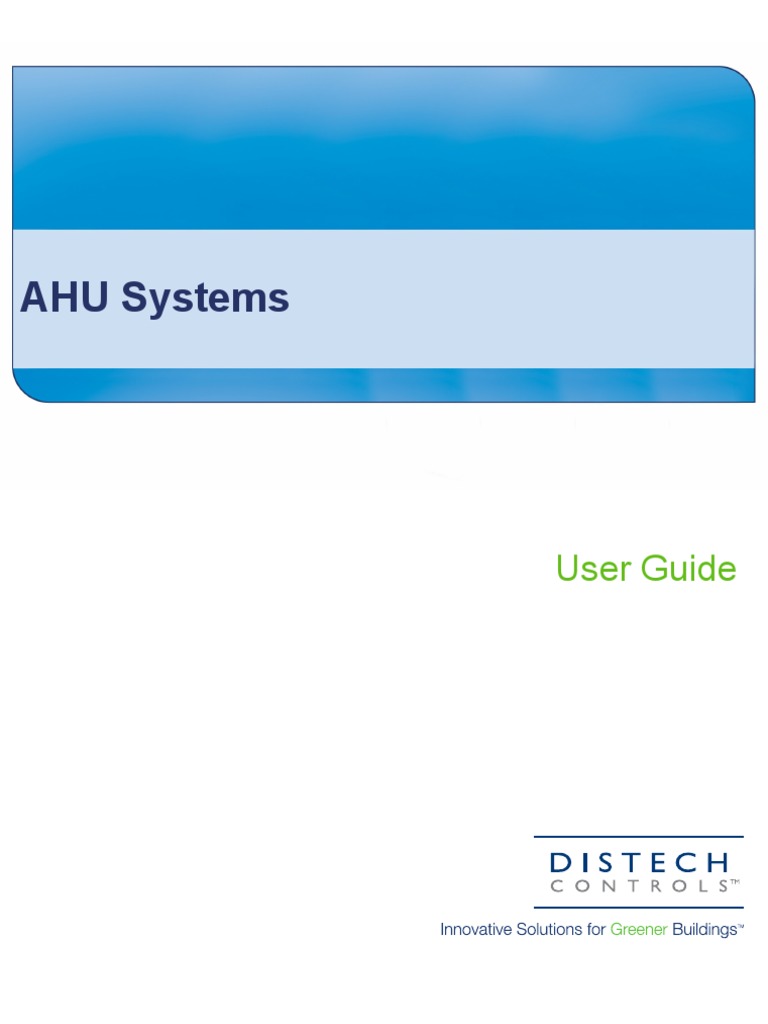 AHU Systems UG | PDF | Hvac | Parameter (Computer Programming)