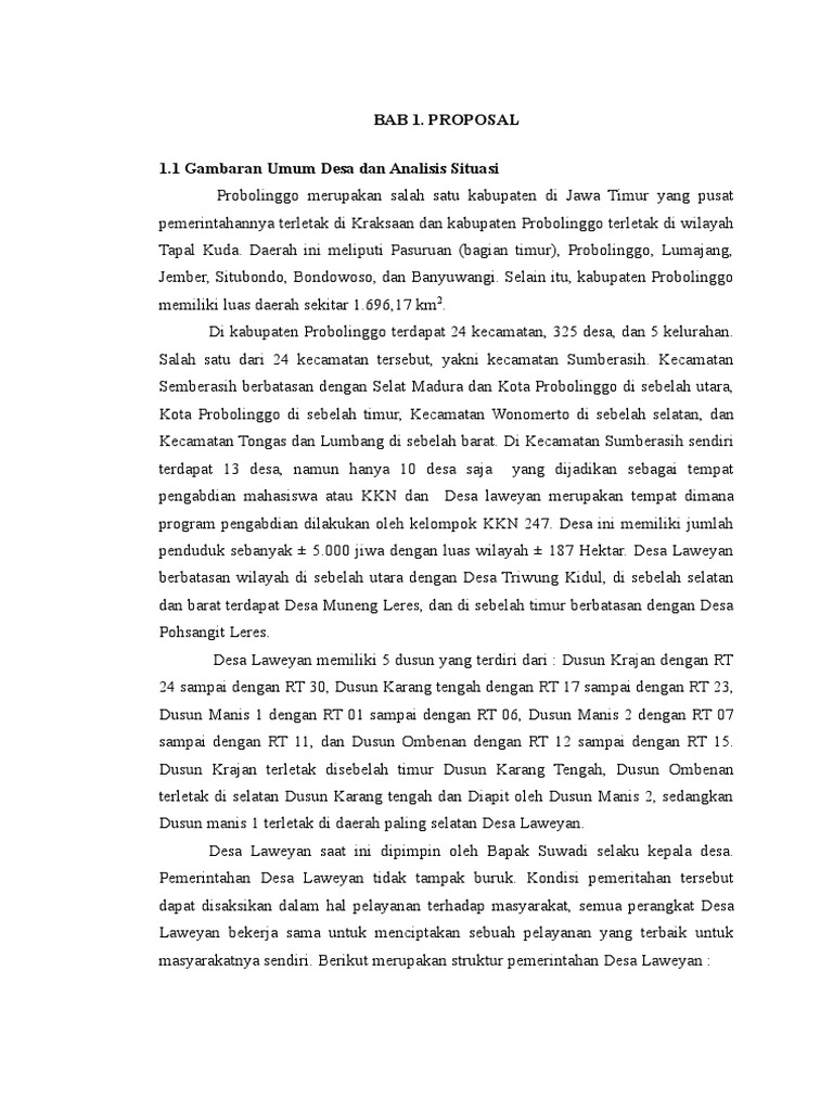 BAB 1 Proposal Fix | PDF
