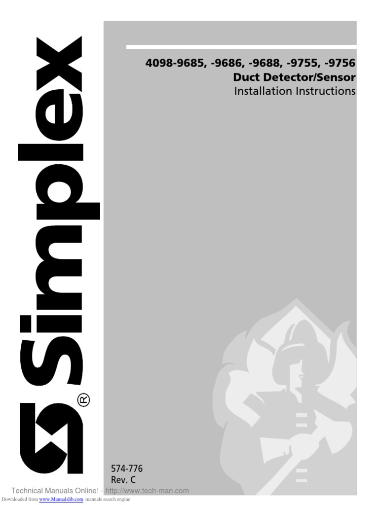 Simplex Duct Detector Installation Guide | PDF | Relay | Power Supply