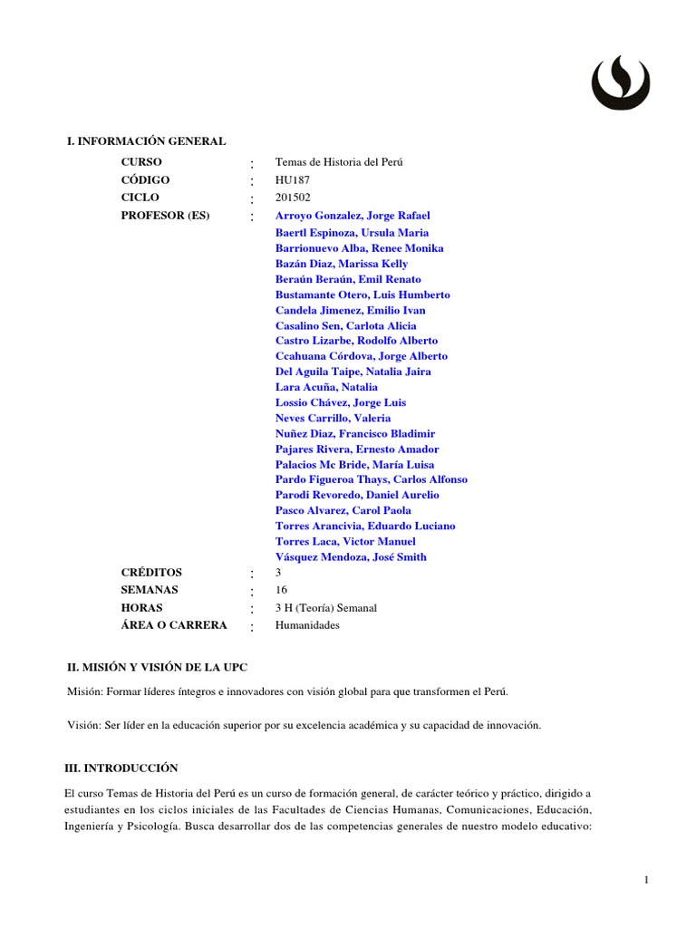 HU187 Temas de Historia Del Peru Invalid Length For A Base-64 Char Array. | PDF | Lima | Perú