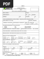 Modelo Ficha Nacional Registro Hospedes FNRH | PDF