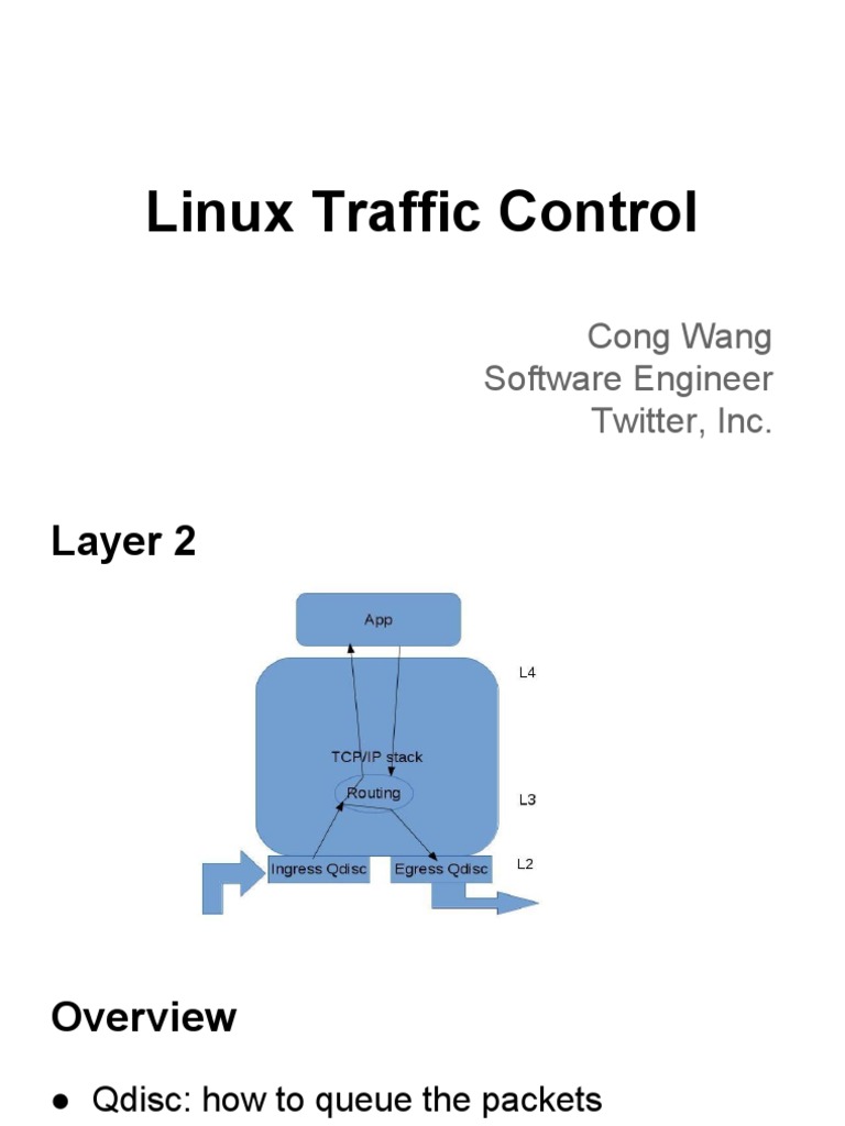 Linux Traffic Control | PDF | Computer Networking | Data Transmission