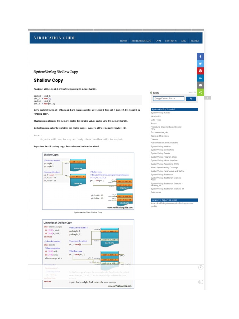 Systemverilog Shallow | Download Free PDF | Programming Paradigms ... Systemverilog Shallow | Download Free PDF | Programming Paradigms ...